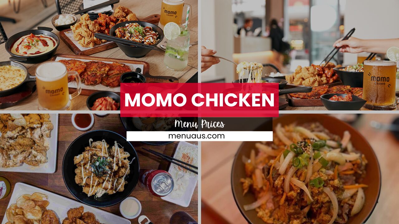 Momo Chicken Menu Australia & Updated Prices 2025
