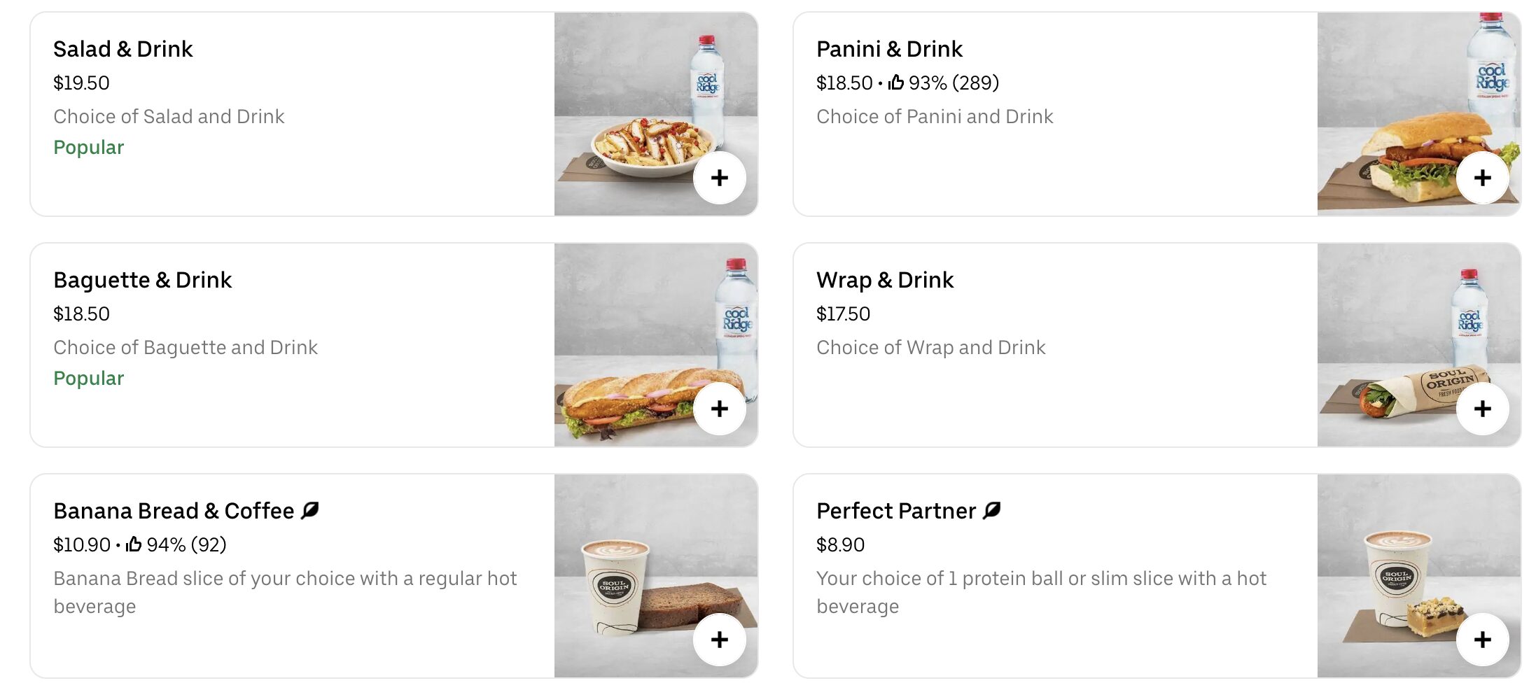 Soul Origin Menu Australia & Updated Prices 2025