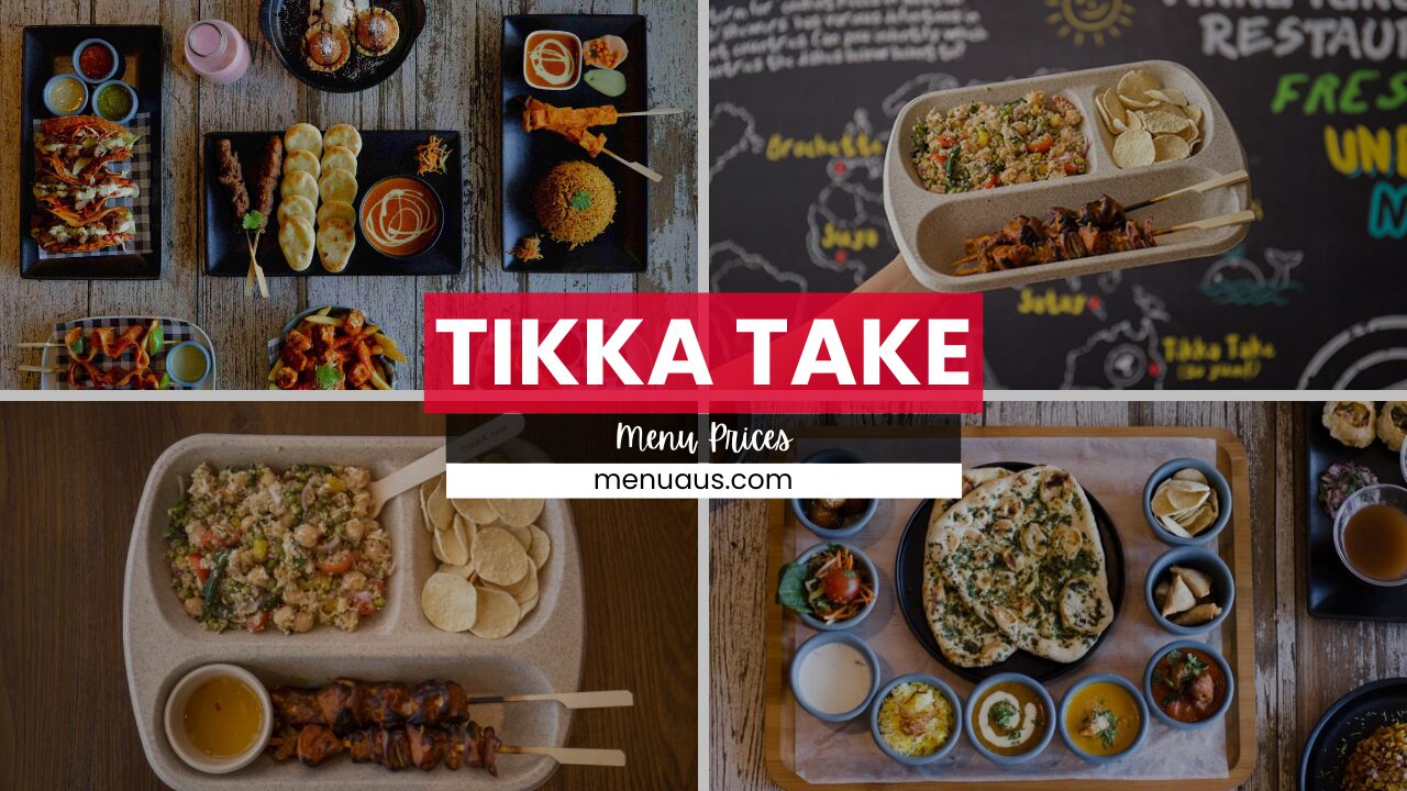Tikka Take Menu Australia & Updated Prices 2025 - MenuAus.com